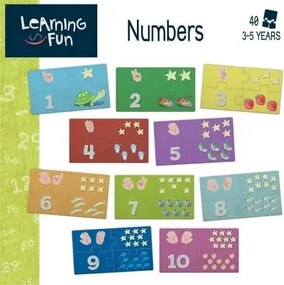EDUCA Vzdělávací puzzle a hra Learning is Fun: Čísla / 40 dílků / od 3