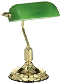 Ideal Lux - Stolní lampa 1xE27/60W/230V mosaz