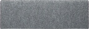 Schodové rohože samolepicí 10 ks 65 x 21 x 4 cm světle šedé s obdélníkovým okrajem 149729