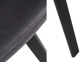 Designová židle Colby antik šedá
