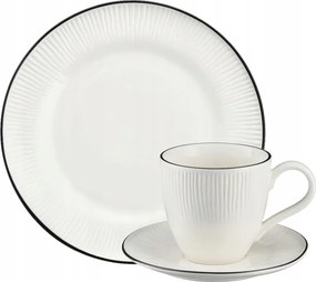Villa Italia Kávový set pro 6 osob porcelánový Bonita Black