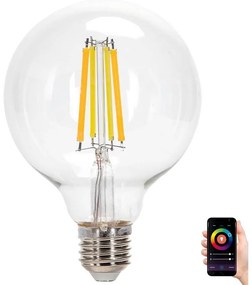 Aigostar B.V. | LED RGBW Žárovka FILAMENT G95 E27/4,9W/230V 2700K - Aigostar | AI0596