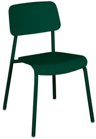 OnaDnes -20% Tmavě zelená hliníková zahradní židle Fermob Studie