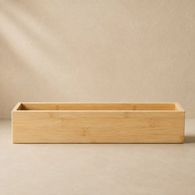 Bambusový organizér na stůl, 38 x 8 x 7 cm
