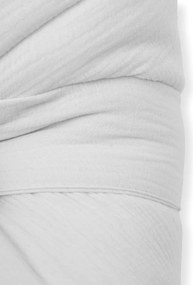 Mušelínová šněrovací zavinovačka New Baby white
