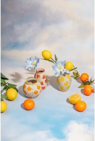 Vázy v sadě 3 ks z kameniny (výška 9,5 cm) Fruit – Sass &amp; Belle