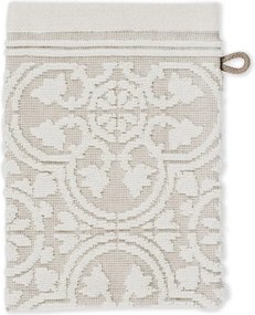 Pip Studio ručníky z bavlněného froté Tile de Pip, khaki (Luxusní ručníky z bavlněného froté v designu Tile de Pip barvě khaki)