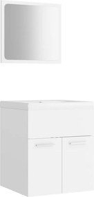 Set koupelnového nábytku bílý dřevotříska 3070856