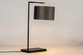 Stolní lampa Pallas Black and Silver