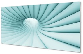 Obraz na skle geometrické tunel 125x50 cm