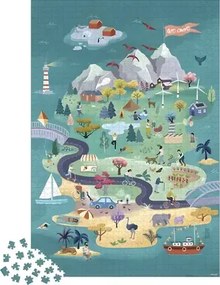 JANOD Puzzle Výlet na ostrov Harmony / 1500 dílků / 58 x 85 cm