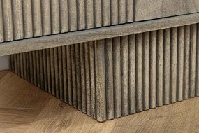 Designový TV stolek Movement 200 cm šedé dymové mango
