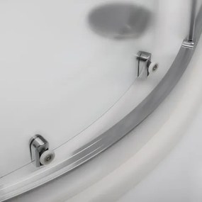 Roltechnik Outlet XXL posuvné sprchové dveře MD2 pro instalaci do niky Varianta: šířka: 140 cm - (MD2/1400 - 547-1400000-00-02), Barva profilů a typ výplně: profily: brillant, výplň: transparent