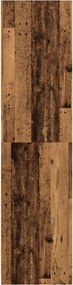 Šatní skříň old wood 80 x 50 x 200 cm kompozitní dřevo 3307700
