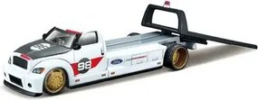 Maisto Flatbed - 2021 Ford GT Heritage Edition bílá / měřítko 1:64 / o
