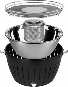 LotusGrill G34 U černá / Gril na dřevěné uhlí / Průměr roštu 32 cm