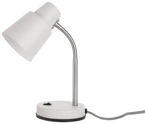 Bílá stolní lampa Leitmotiv Scope, výška 30 cm