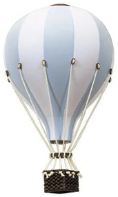 Dekorační horkovzdušný balón – modrá - S-28cm x 16cm