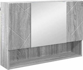 Sada koupelnového nábytku 2 ks Šedá Sonoma 76,5 x 35 x 64 cm 3393019