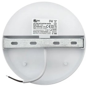 LED Venkovní nástěnné svítidlo se senzorem pohybu LED/18W/230V IP44 bílá