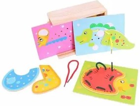Bigjigs Toys Provlékání zvířátek / od 3 let