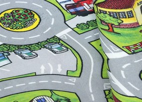 Koberce Breno Kusový koberec Silnice, Vícebarevné, 110 x 160 cm