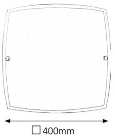 Rabalux 3689 - Stropní svítidlo NEDDA 2xE27/60W/230V