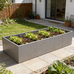 BestBerg Vyvýšený cortenový zahradní záhon  BBGR-860CT / 860 l / 200 x 100 x 43 cm / corten