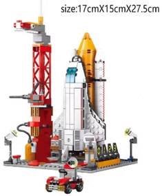 Stavebnice - vesmírná raketa Varianta: 494 kostiček