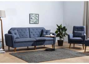 Atelier del Sofa Sedací souprava Terra-TKM06-1048, Tmavá Modrá