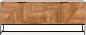 Komoda z mangového dřeva v přírodní barvě 210x80x40 cm Nereida – MOME