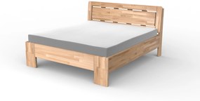 Masivní postel WIEN - Solwo Design Dřevo a odstín oleje: BUK Cink - Olej odstín BO102, Rozměr spací plochy: 240x200