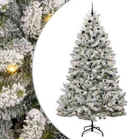 Umělý vánoční stromeček 270 cm 300 LED Teplá bílá PVC a ocel 3395776
