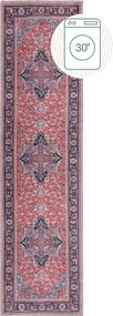Flair Rugs, Běhoun Hebden Windsor Red, 60x230, červená, ložnice