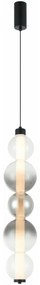 Lamkur LED Lustr na lanku LUMMI LED/19W/230V černá/kouřová LM-1.278