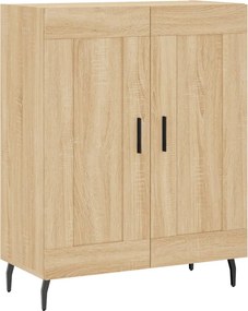 Skříň highboard dub sonoma 69,5 x 34 x 180 cm kompozitní dřevo 3189976