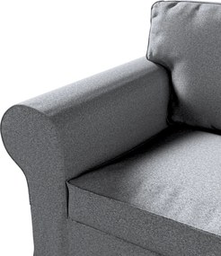 Potah na křeslo IKEA Ektorp barva šedá látka pletený vzor
