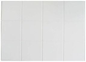 3D - PVC obkladový panel - Kachlička velká bílá