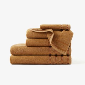 Goldea bambusový ručník/osuška bamboo lux - skořicový 30 x 50 cm