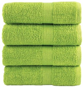 Prémiové mycí utěrky SOLUND 4 ks jablečně zelené 30x30 cm 600 g/m² 137492