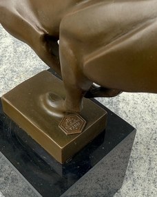 Bronzová socha soška - Leopard
