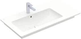 Villeroy & Boch Venticello - Umyvadlo nábytkové 100x50 cm, s přepadem, otvor pro baterii, CeramicPlus, alpská bílá 4134L1R1