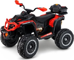 LEAN CARS Čtyřkolka na akumulátor XW-08 4x4 45 W červená