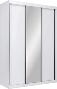 XXXLutz ŠATNÍ SKŘÍŇ S POSUVNÝMI DVEŘM, bílá, 150/215/59,5 cm P & B - Šatní skříně - 000885001501