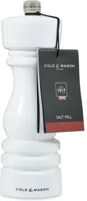 ColeMason London White Gloss / Mlýnek na pepř / 18 cm / bukové dřevo