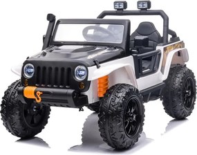 LEAN CARS Elektrické autíčko XB-1118 LED dálkové ovládání bílé