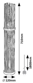 Rabalux 74022 stojací podlahová lampa Roxas