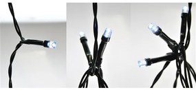 SOLIGHT LED vánoční řetěz, 3m, 20 LED, 3 x AA, bílé světlo, zelený kabel