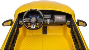 LEAN CARS Elektrické autíčko Mercedes GT63 AMG DK-GT63 24V LCD žluté