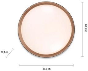 Leuchten Direkt 1434718-LED Stmívatelné stropní svítidlo EMILIA 28,8W/230V černá